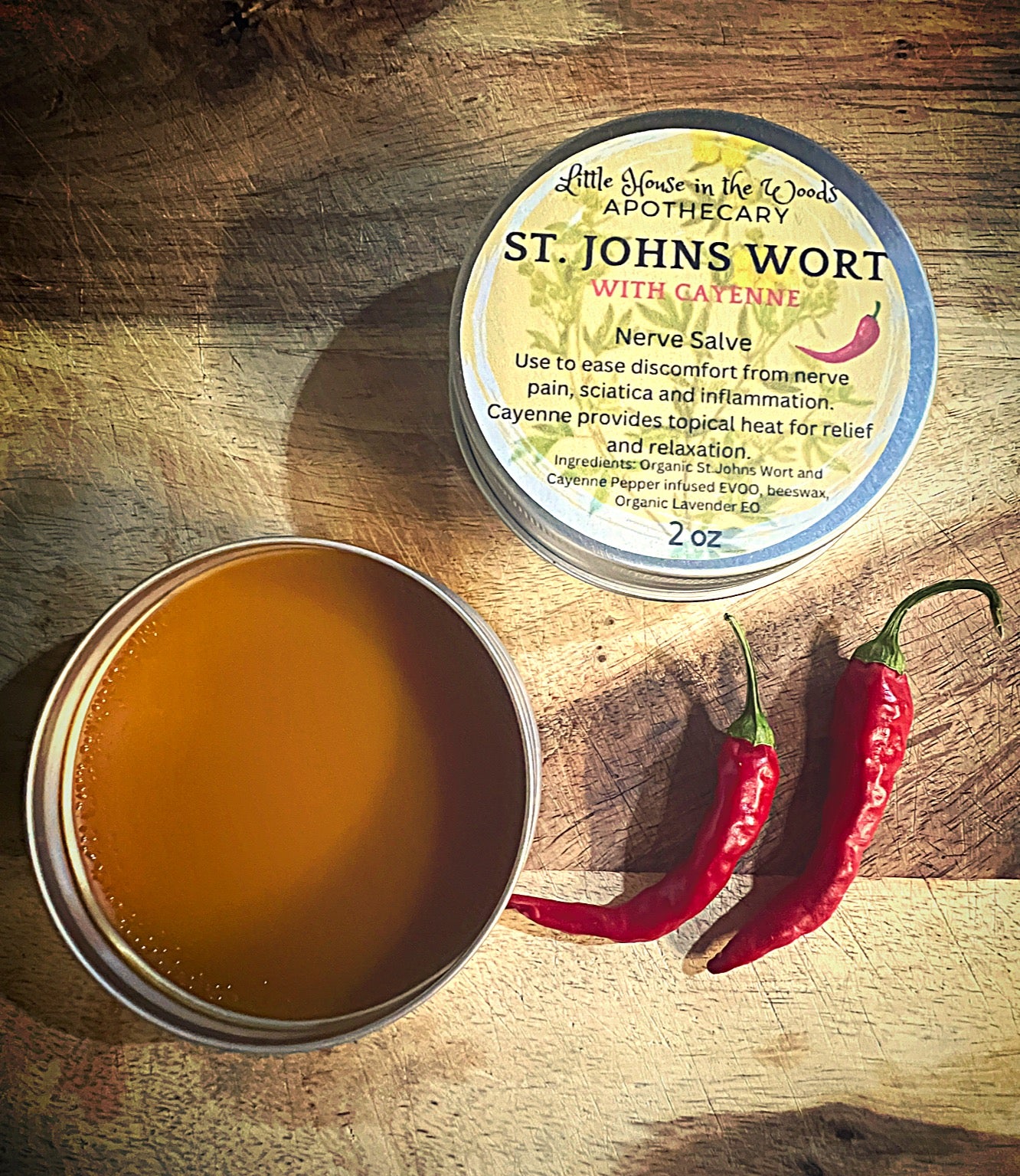 St. Johns Wort with Cayenne – Little House in the Woods Apothecary
